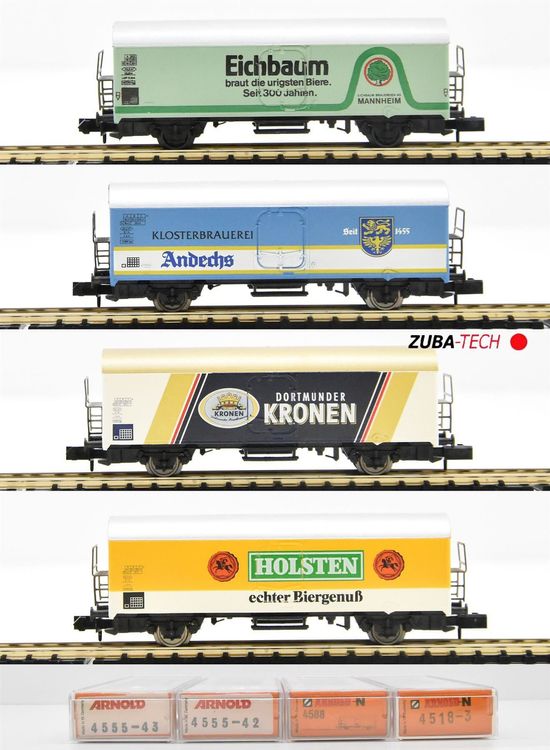 Arnold 4x Bierwagen Spur N GS mit OVP (Gebraucht) in St. Gallen für CHF 37.5 – mit Lieferung auf ...