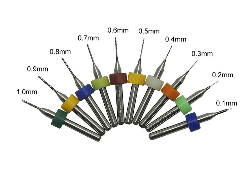 Mini Bohrer für Leiterplatten/ Modellbau 0,1mm bis 1,0 mm | Kaufen auf ...
