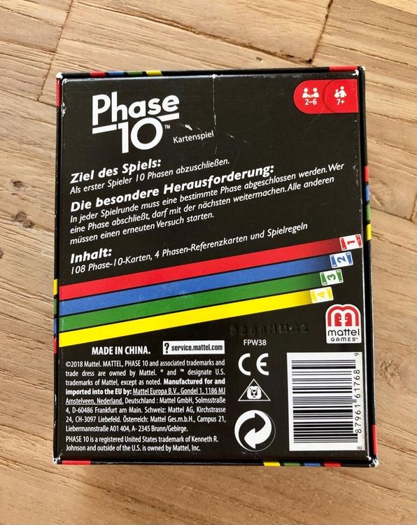 Phase 10 Basiskartenspiel 108 Karten 2-6 Spieler | Kaufen auf Ricardo