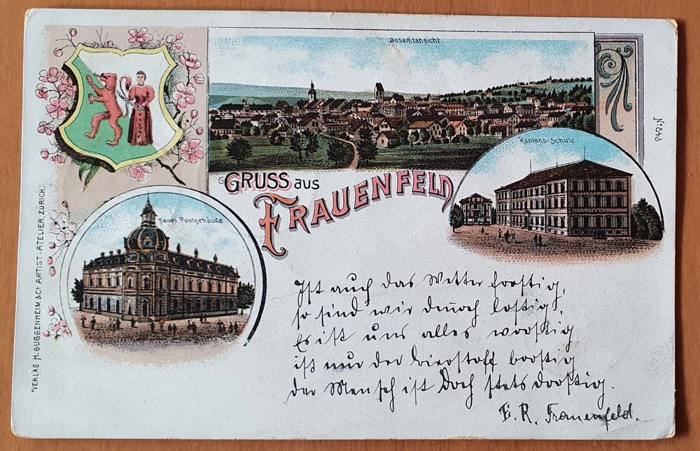 Gruss aus Frauenfeld 1899 (Gebraucht) in Kreuzlingen für CHF 13 – mit Lieferung auf Ricardo kaufen
