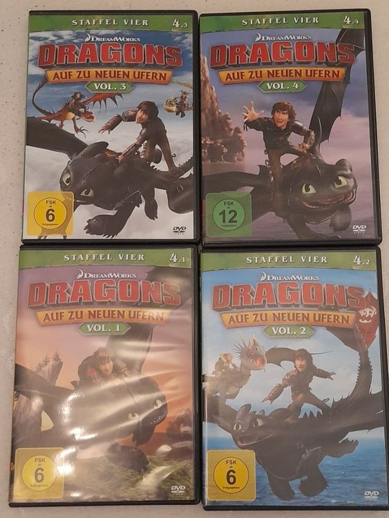 Dragons auf zu neuen Ufern Staffel 4. Vol. 1-4 (Gebraucht) in Thun für CHF 8.6 – mit Lieferung ...
