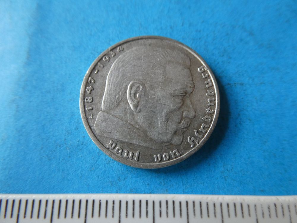 Dt. Reich 1937 A, 2 Reichsmark - Silber (Gebraucht) in Hinterforst für CHF 6 – mit Lieferung auf ...