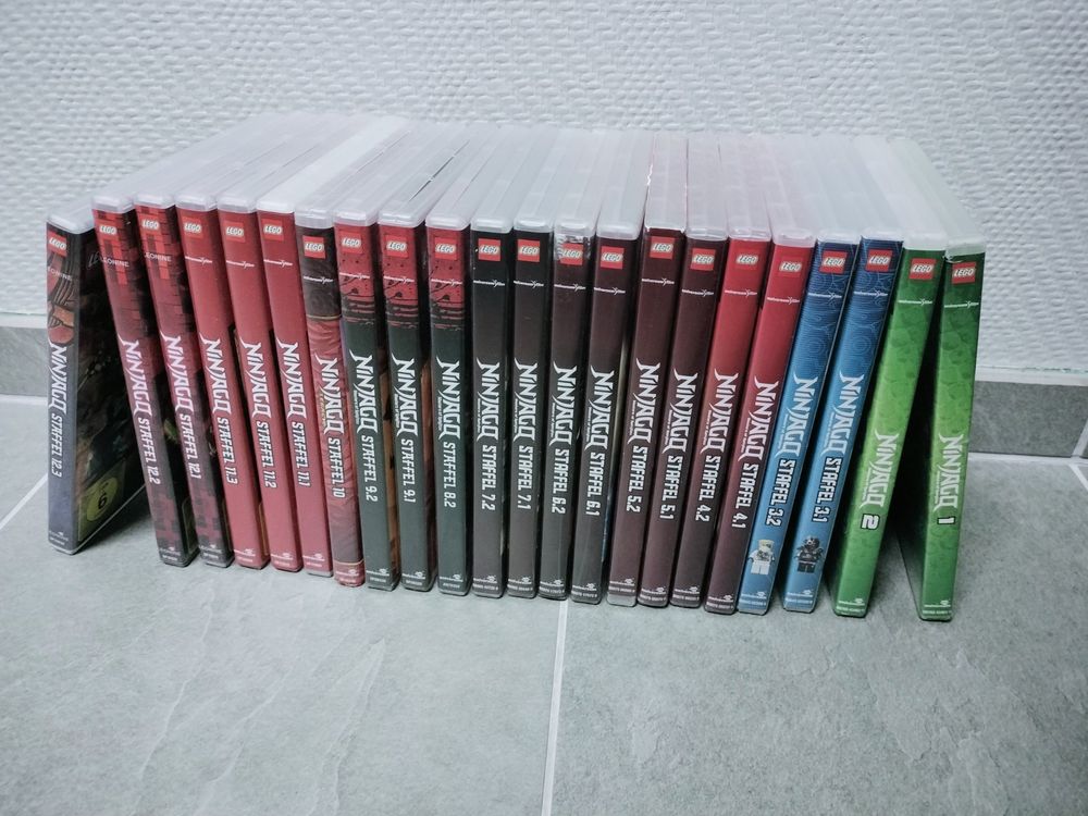 Lego Ninjago DVD fast komplett 1-12.3, 22 DVD's (Gebraucht) in Wil SG ...