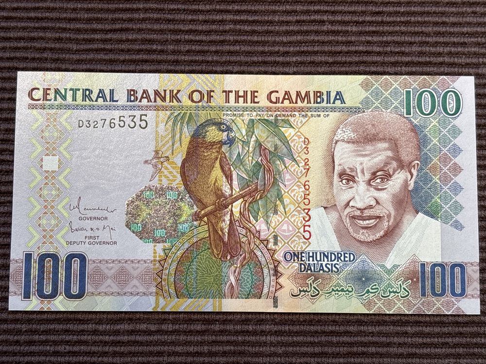 Gambia 100 Dalasis Banknote 2006 unc (Neu (gemäss Beschreibung)) in ...