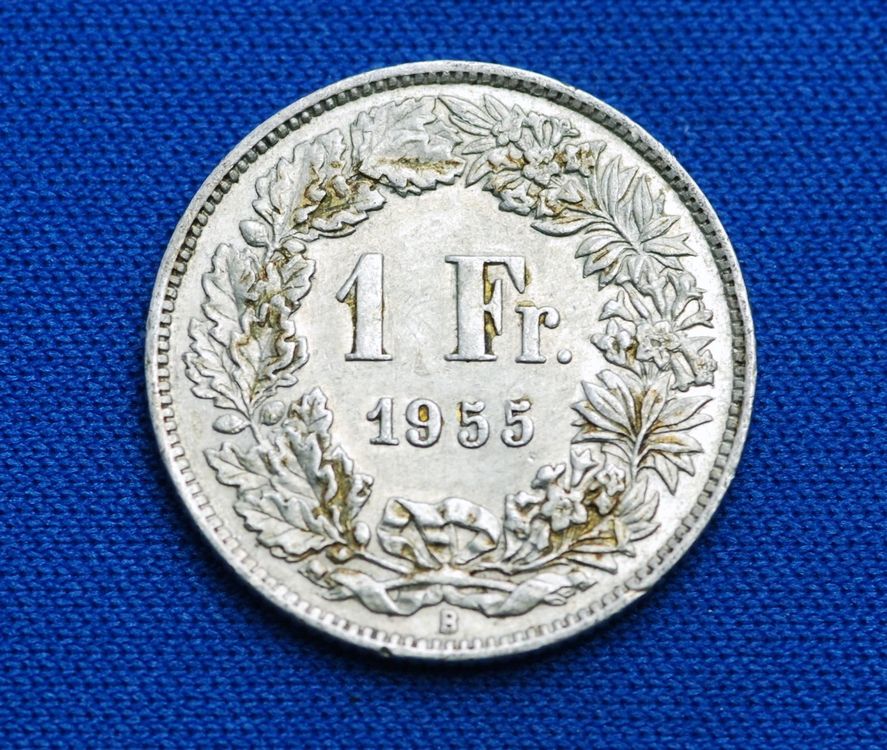 Silberner 1.- Jahrgang 1955, Rar | Kaufen auf Ricardo