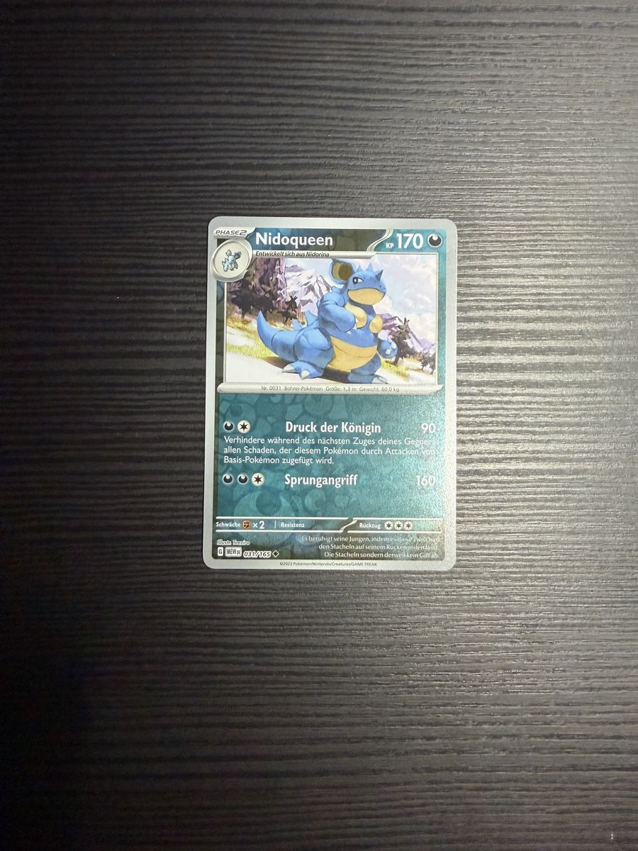 Pokemon TCG 151/Nidoqueen 031-165[Reverse Holo]🇩🇪 (Neu (gemäss Beschreibung)) in Lenzburg für ...