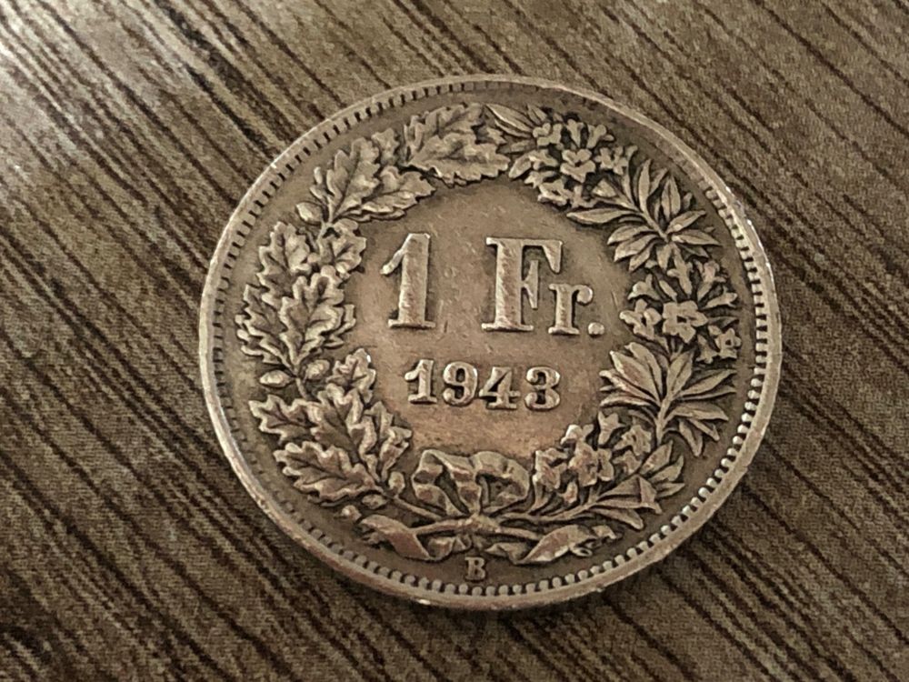 Schweiz 1 Franken 1943 Silber Rar | Kaufen auf Ricardo