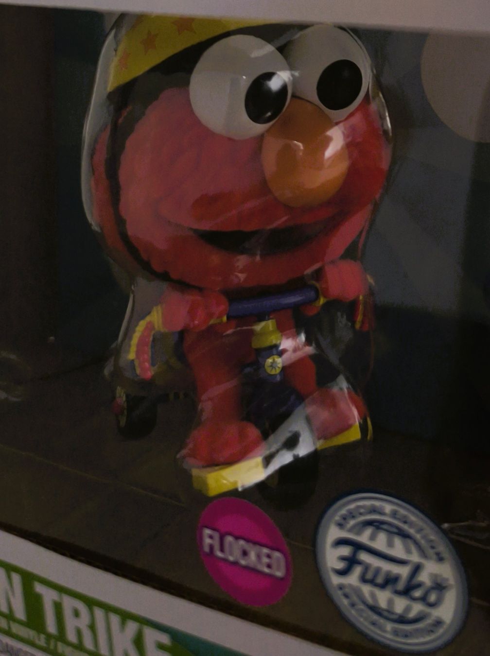Funko Pop 309 Elmo on trike / Flocked / Special (Neu und ...