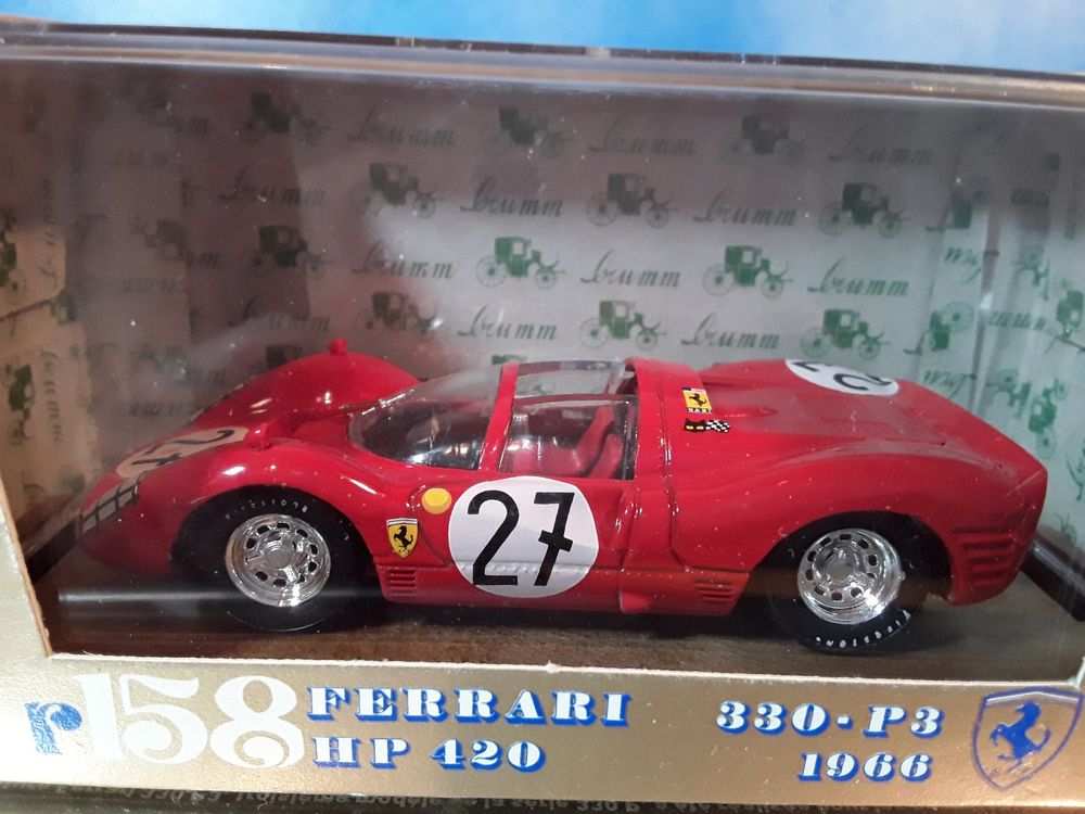 Modellauto __ Ferrari 330 P3 _ 1966 _ brumm Serie oro _ 1:43 (Gebraucht ...