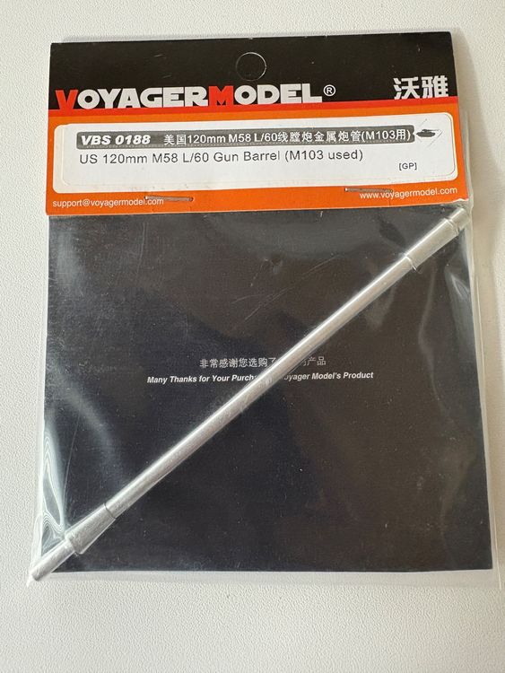 1/35 US M103 GUN BARREL 120MM M58 L/60 | Kaufen auf Ricardo