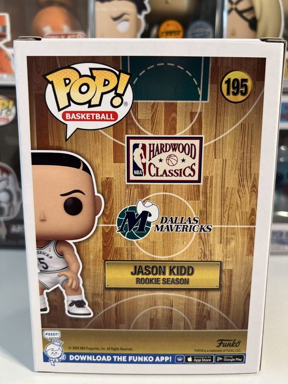 Funko POP! Basketball Dallas Mavericks Jason Kidd (Rookie) (Neuf avec ...