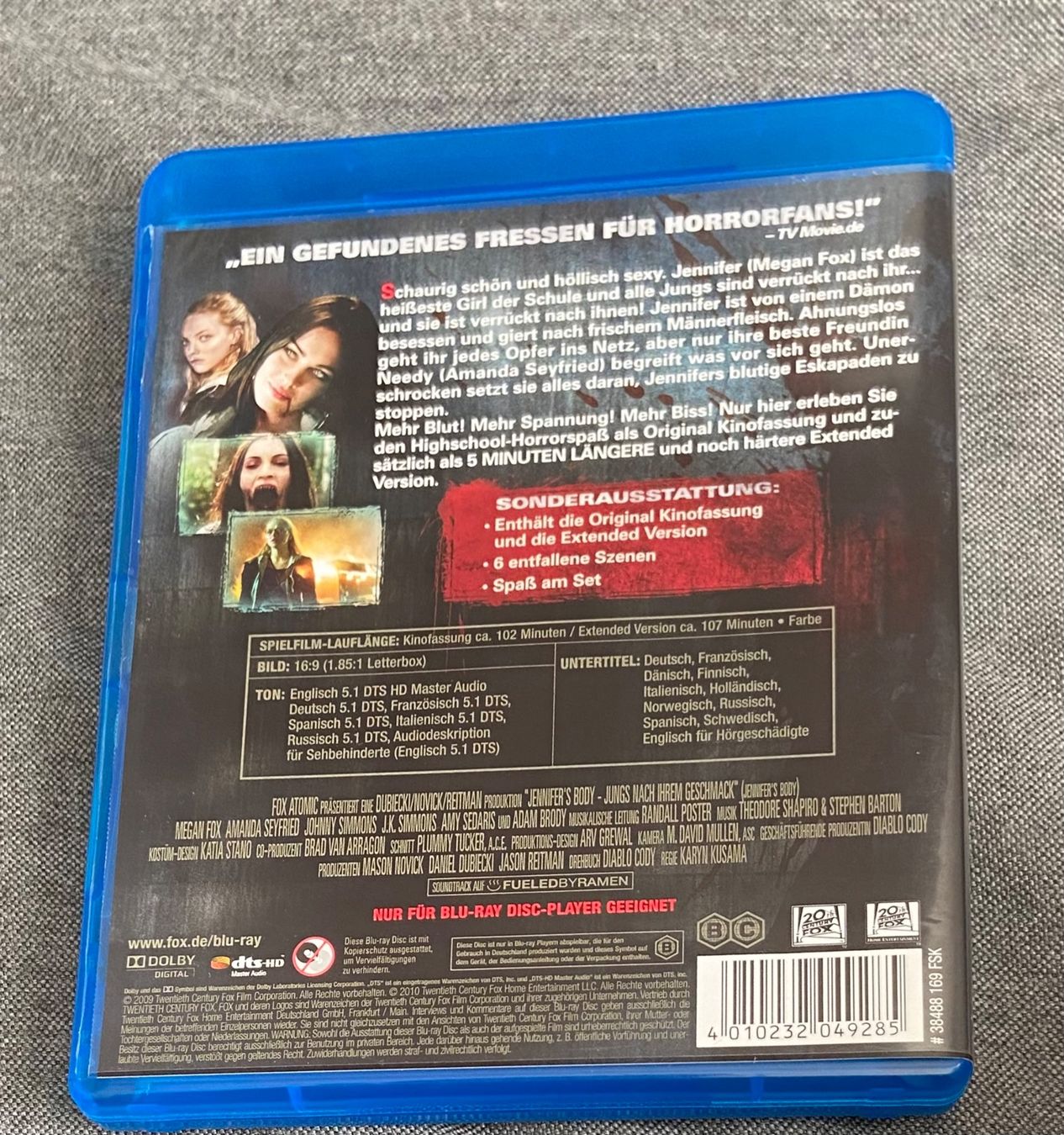 JENNIFER‘S BODY Blu-ray Vampire Horror • Megan Fox (Gebraucht) in ...