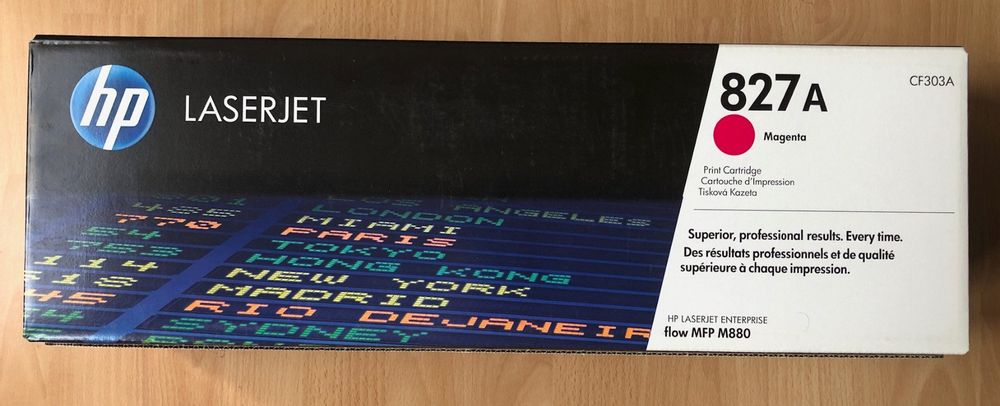 HP Toner LaserJet Enterprise Flow MFP M880 Magenta CF303A (Neu (gemäss ...