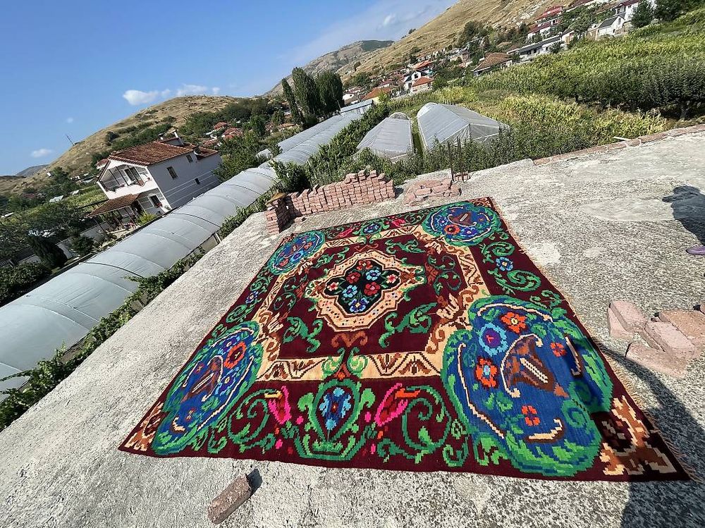 NEUF Grand Tapis fait main Kilim/Qilim (Neuf (Voir description)) à ...