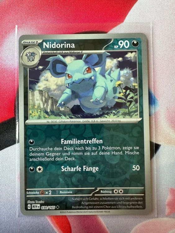 030/165 Nidorina - Reverse Holo - Pokemon 151 MEW - DE (Neu (gemäss Beschreibung)) in Hergiswil ...