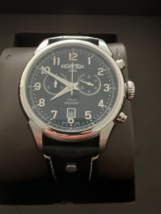 Roamer Soleur Chronograph Quarz 44 mm Full Set Ungetragen (Neu (gemäss Beschreibung)) in ...