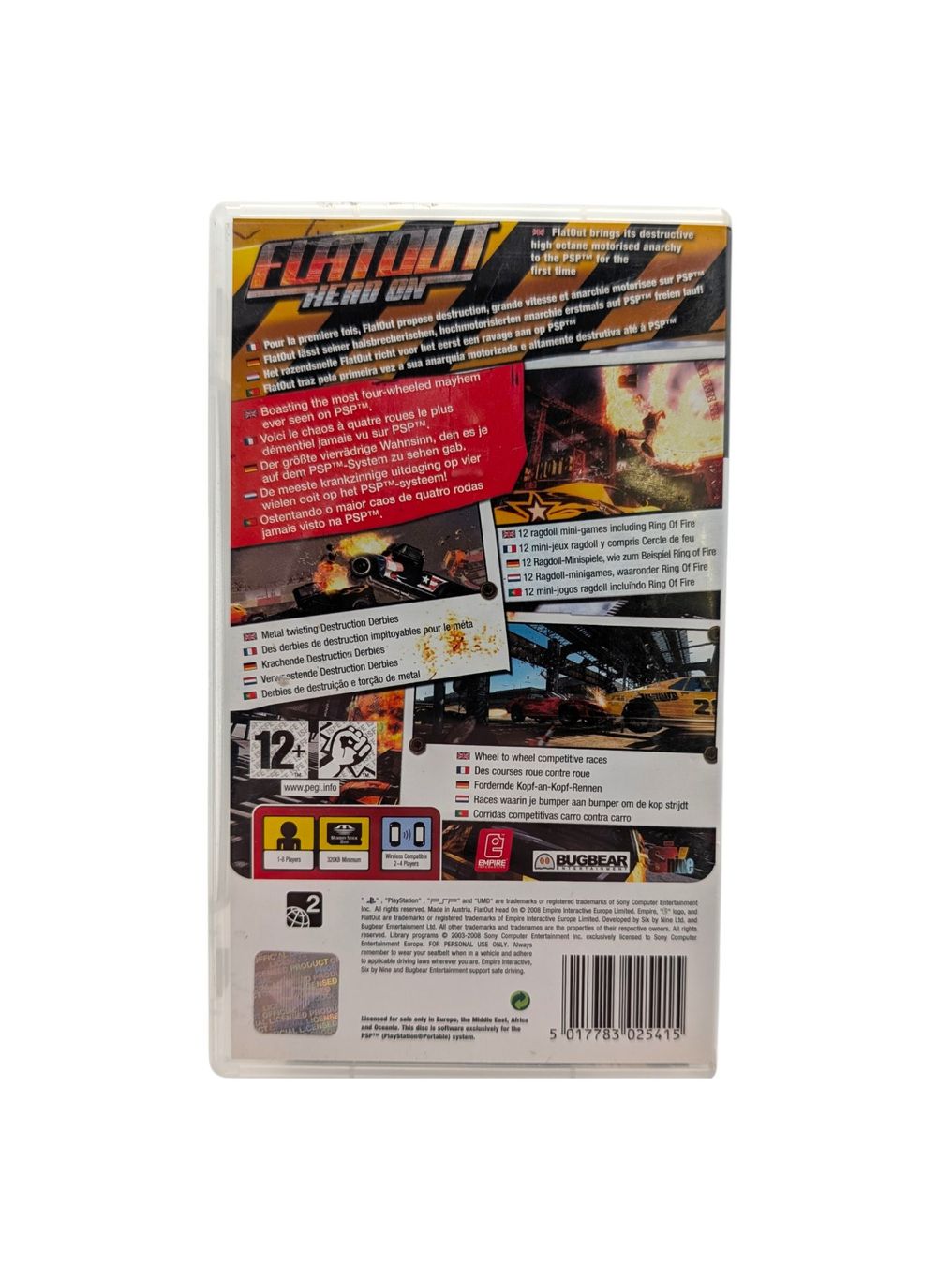FlatOut: Head On PlayStation Portable (PSP) (Gebraucht) in Domat/Ems ...