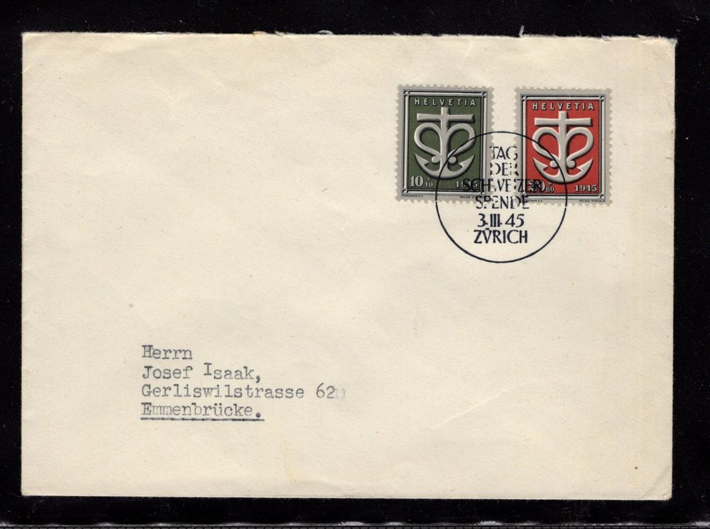 R1656 / Don Suisse 1945 (Gebraucht) in Ste-Croix für CHF 3 – mit Lieferung auf Ricardo kaufen