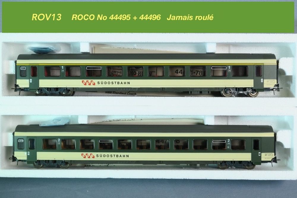 ROV13 SOB Roco No 44346 + No 44347 BAISSE DE PRIX (Neu (gemäss ...