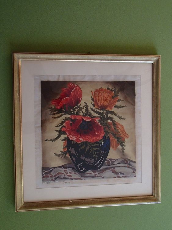 Mohnblumen Original Holzschnitt Handgedruckt (Gebraucht) in Schöfflisdorf für CHF 65 – mit ...