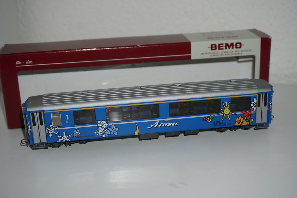 BEMO 3268 146 - RhB As 1256 Salonwagen Arosa Express H0m (Gebraucht) in Matten b. Interl für CHF ...