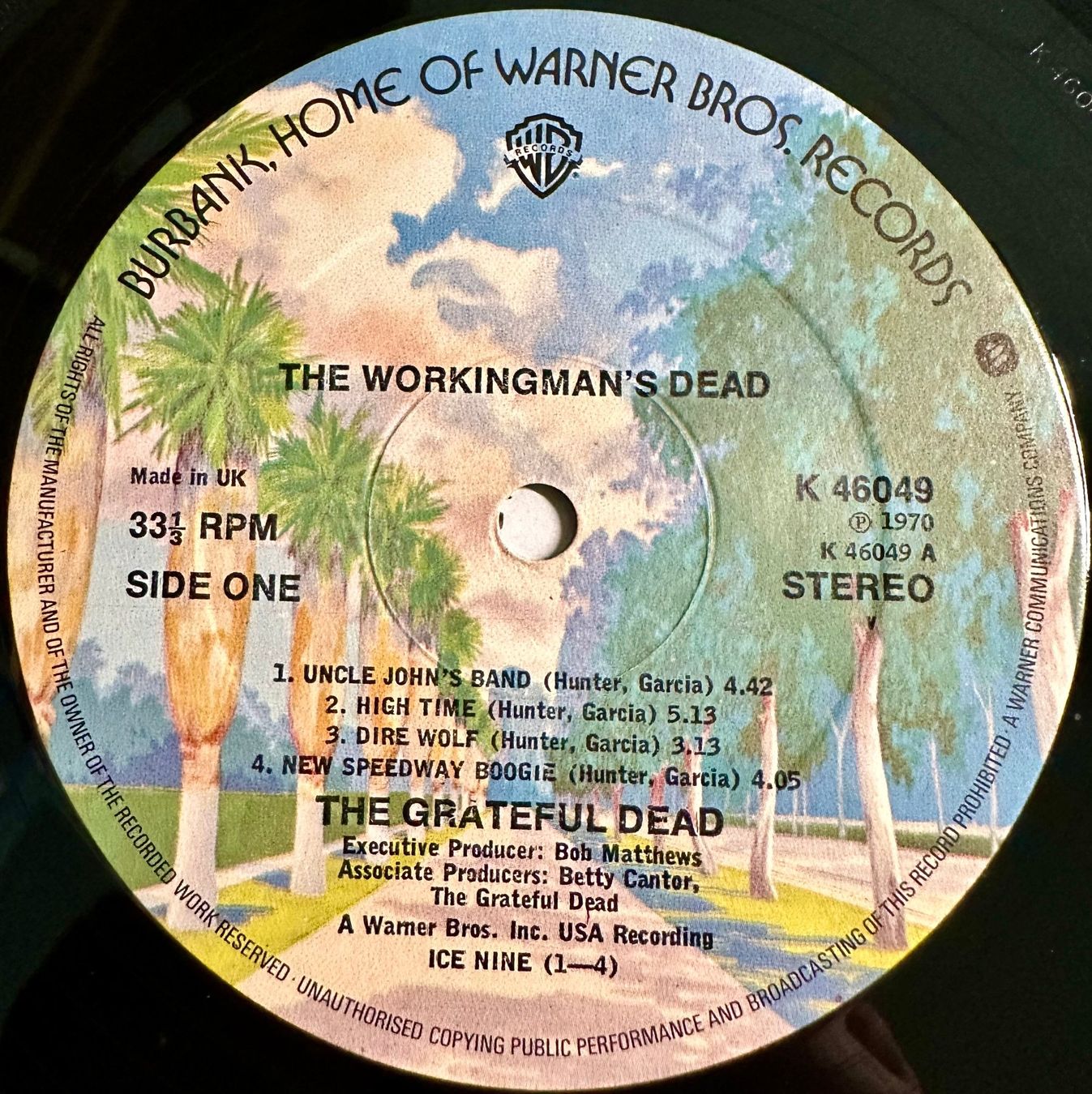 Grateful Dead - Workingman's Dead // LP: NM; Sleeve: VG+ (Gebraucht) in ...