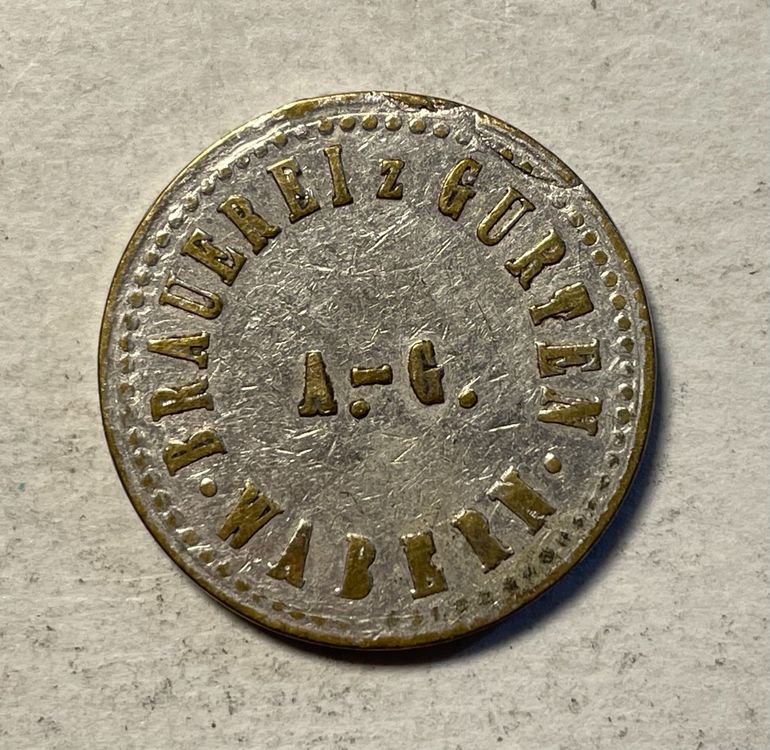 1 Jeton Gurten Bier Bern - Gut für 5 dl Bier | Kaufen auf Ricardo