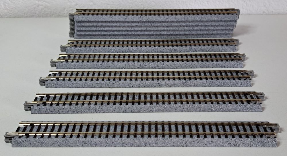 Kato 10 x Gleis gerade 186 mm Kato 20-010 Spur N gebraucht (Gebraucht ...