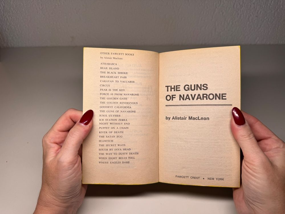 NOVEL: Alistair MacLean, The Guns of Navarone (Gebraucht) in ...