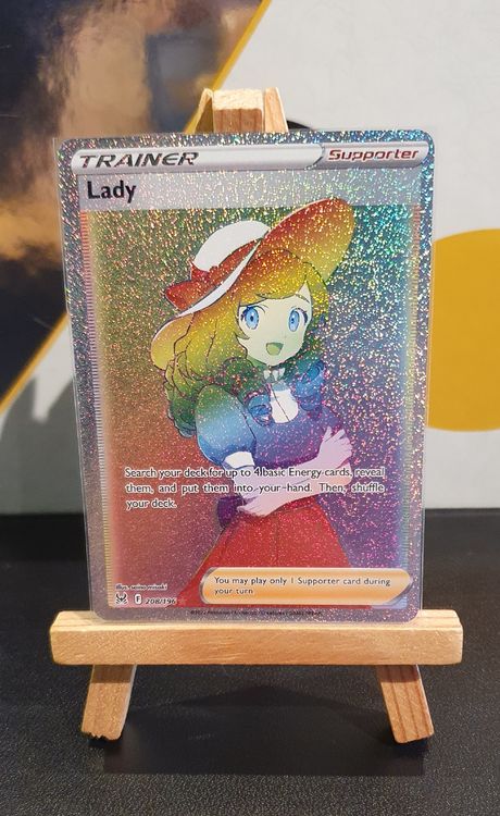 Pokémon Karte - Lady - Full Art - 208/196 | Kaufen auf Ricardo