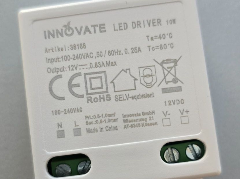 5 x LED Trafo Mini 12V/DC0-10W (Neu und originalverpackt) in Niederdorf ...