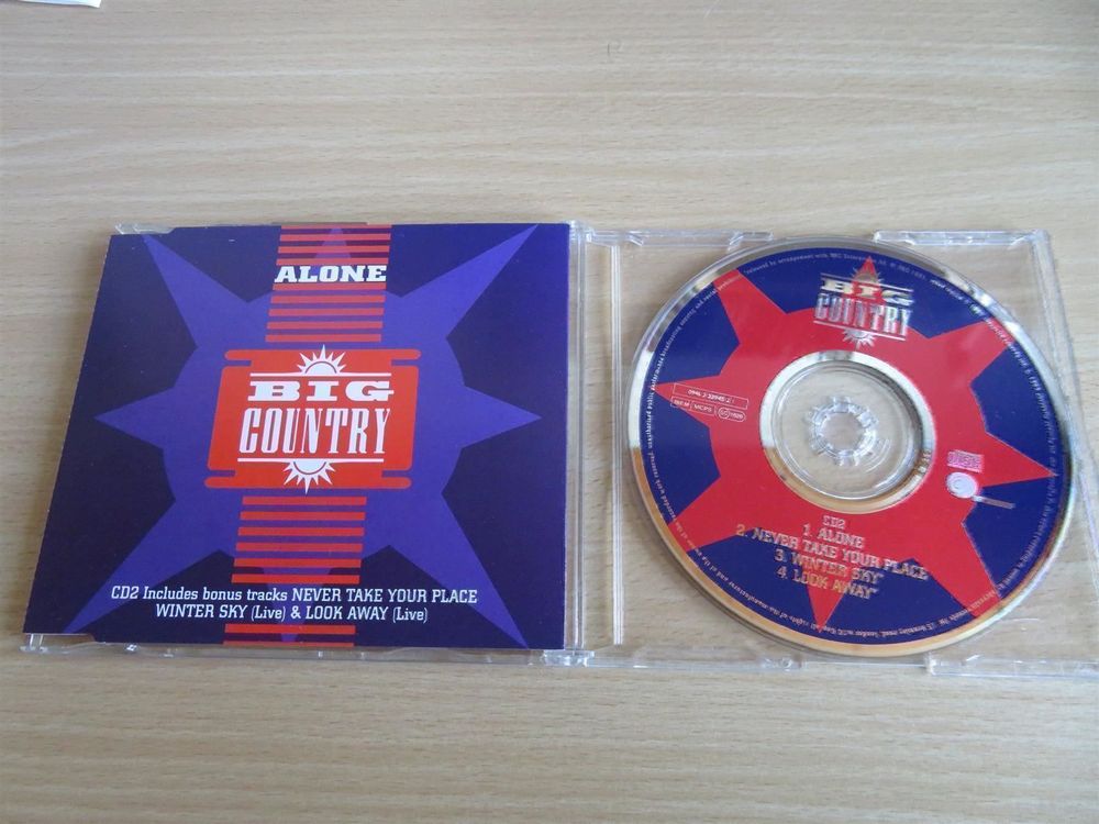BIG COUNTRY Alone Single CD 1993 Hardrock (Gebraucht) in Niederbipp für ...