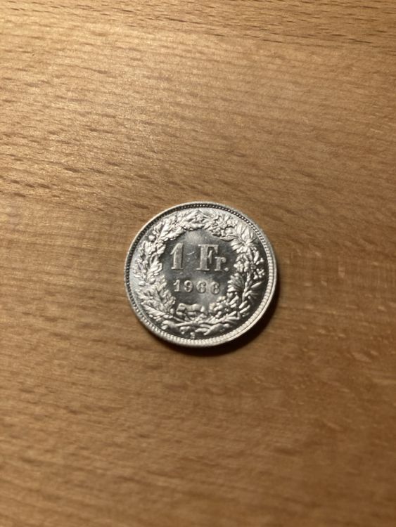 1 Franken Schweiz 1966 Silber | Kaufen auf Ricardo