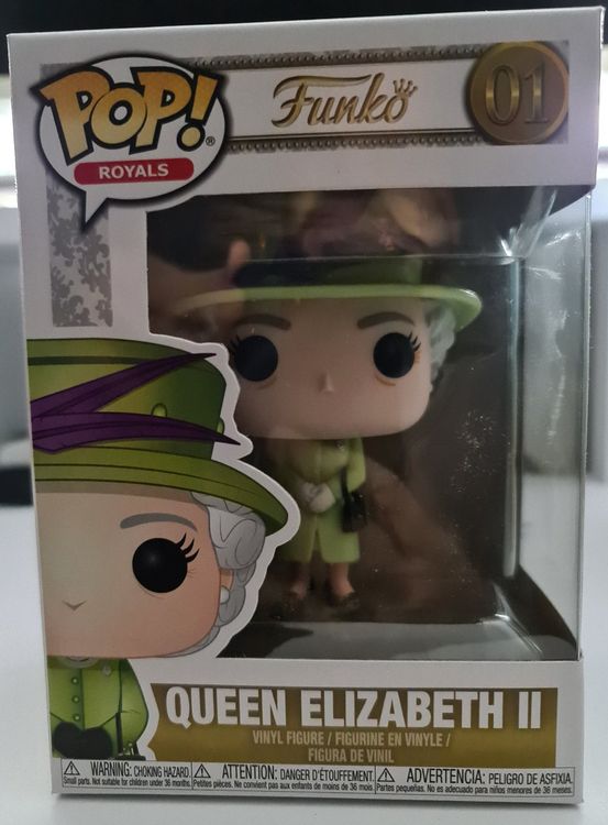 Funko Pop ! Queen Elizabeth II (01) (Neu und originalverpackt) in St ...