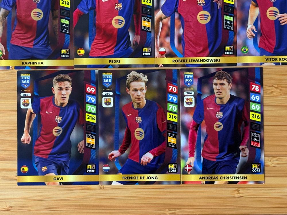 FC Barcelona x15 Cards Set Panini FIFA 365 Adrenalyn XL 2025 (Neu ...