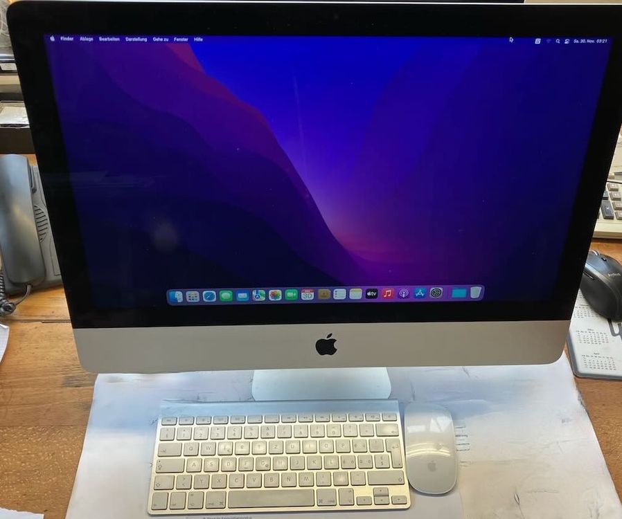 Apple iMac 21.5" macOS Monterey 16GB RAM Top Zustand (Gebraucht) in ...