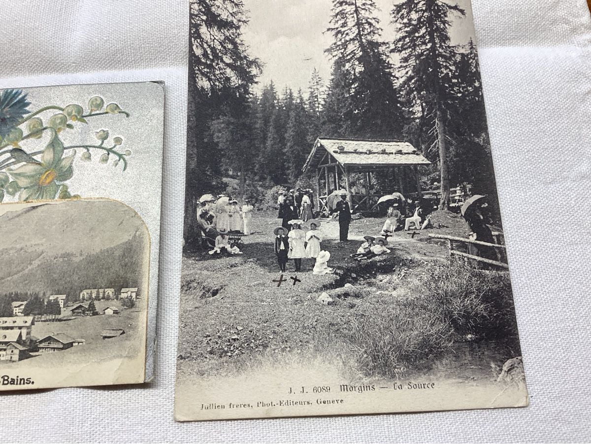 Morgins les bains 5 cartes dés 1903 en lot (Gebraucht) in Luc (Ayent ...