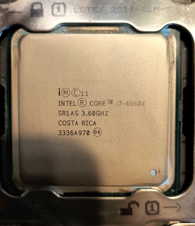CPU i7-4960X (unlocked) (Gebraucht) in Chésopelloz für CHF 33.8 – mit ...