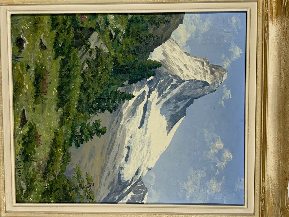 Albert Duplain (1890-1978) Berglandschaft Gemälde (Gebraucht) in Root ...