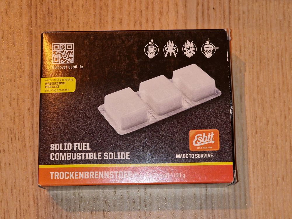 Esbit Trockenbrennstoff 12 Tabletten à 14g Survival Pfadi (Neu und ...