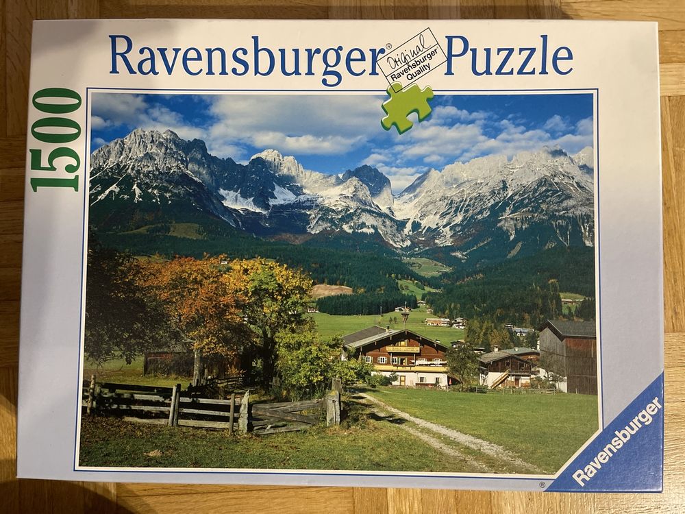 Puzzle Landschaft Kaisergebirge, 1500 Teile (Gebraucht) in Schönenbuch für CHF 7 – mit Lieferung ...