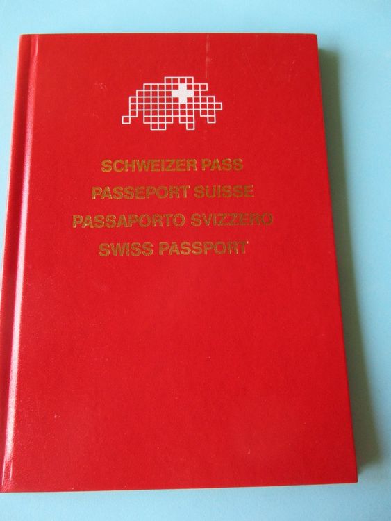 Schweizer Pass Nr. 00001 von 1980, Büchlein 41 Seiten (Gebraucht) in ...