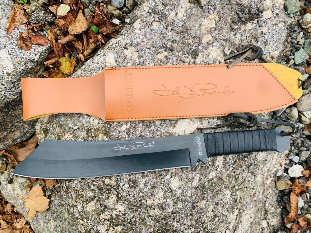 RAMBO Machete BLACK Tactical Messer 43cm | Kaufen auf Ricardo