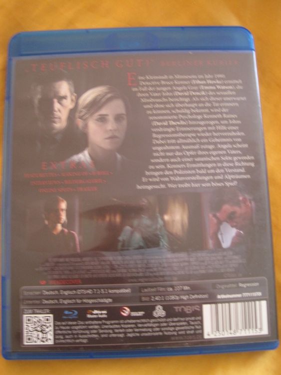REGRESSION Grusel Horror mit Emma Watson Ethan Hawke Blu-Ray | Kaufen ...
