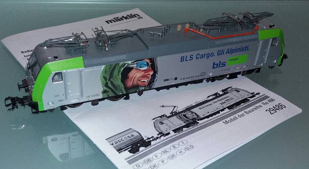 Märklin 29486-01 - E-Lok Re 486 BLS H0 WS - digital | Acheter sur Ricardo