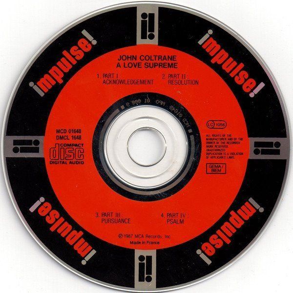 John Coltrane [Impulse] McCoy Tyner, Jimmy Garrison, E.Jones (D ...