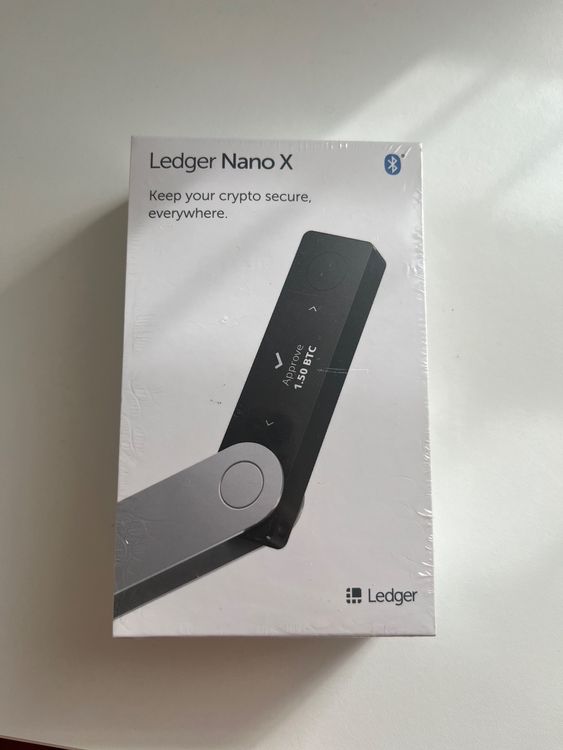 Ledger Nano X - Onyxschwarz - ungeöffnet (Neu und originalverpackt) in ...