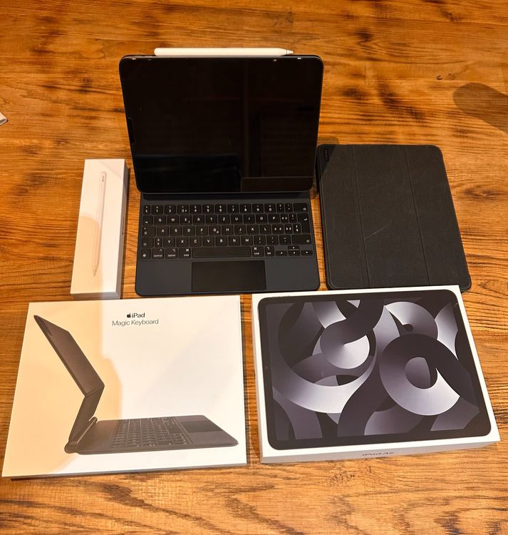 Ipad air 5 + magic keyboard + apple pencil | Kaufen auf Ricardo