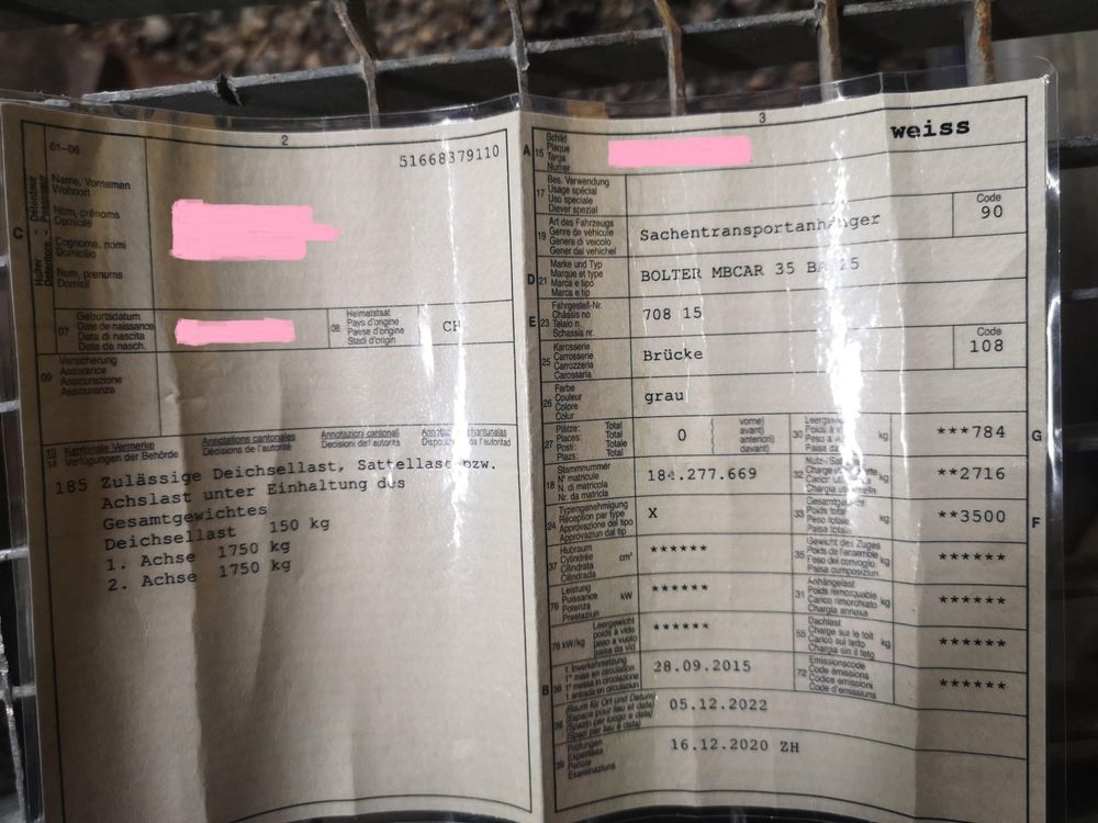 Menzi Bagger Raupenbagger 1.7t mit Anhänger (Gebraucht) in Trimmis für ...