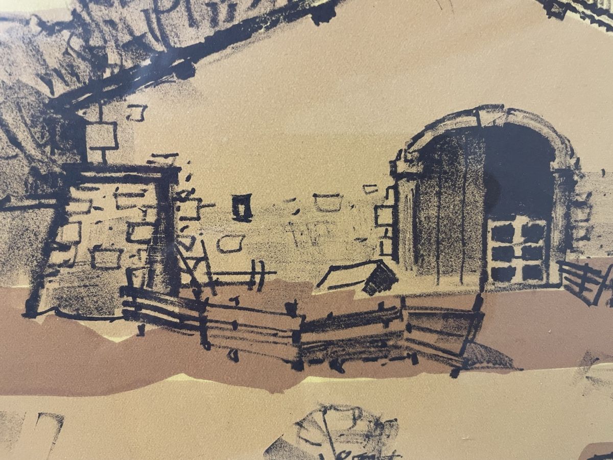 Original Grafik A. Schwarzenbach, 29/100, mit Rahmen. (Gebraucht) in ...